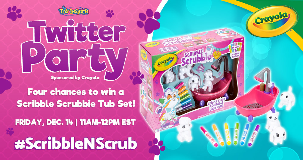 Have Good Clean Fun at Our #ScribbleNScrub Twitter Party Dec. 14! - The ...