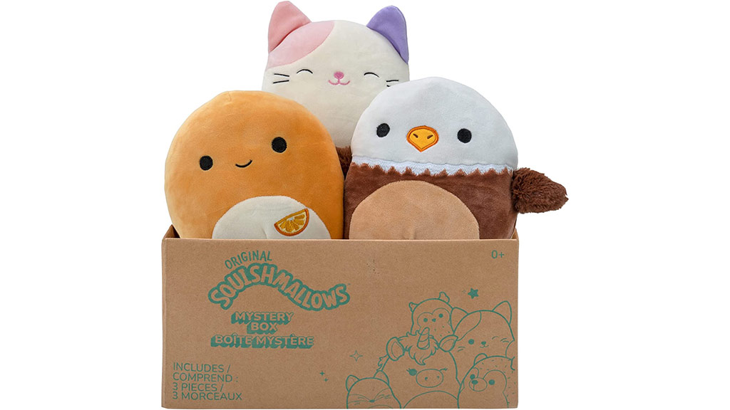 SQUISHMALLOWS 8-INCH PLUSH MYSTERY BOX THREE PACK - The Toy Insider
